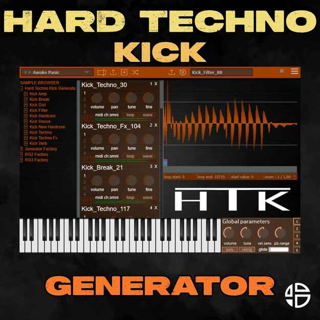 Buy Hard Techno Kick Generator | Virtual Instrument | Plugin Boutique