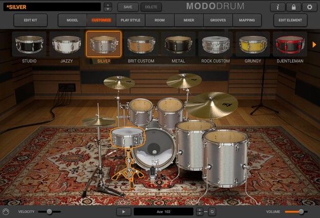 Buy MODO DRUM Kit - Silver | Virtual Instruments | Plugin Boutique