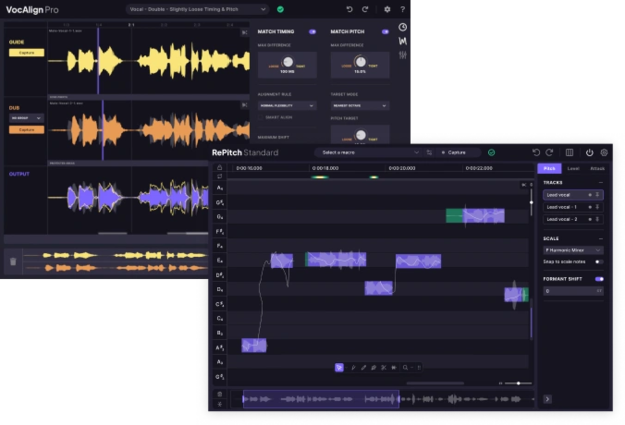 RePitch 2 Standard + VocAlign 6 Pro Bundle | Plugin Boutique